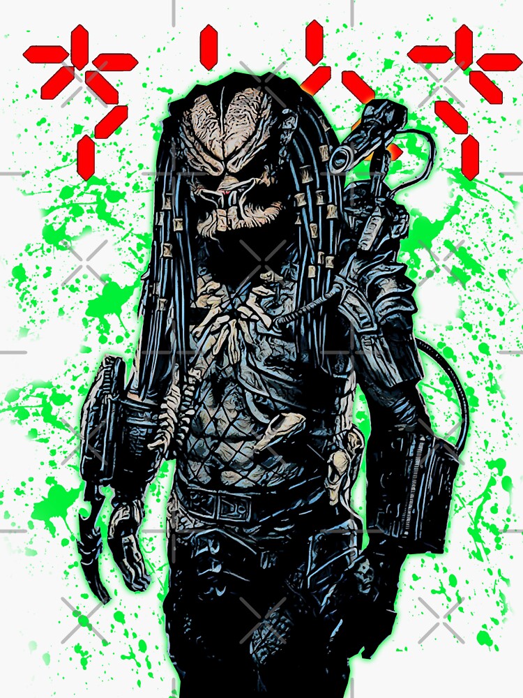 " Predator" Sticker for Sale by JTK667 | Redbubble