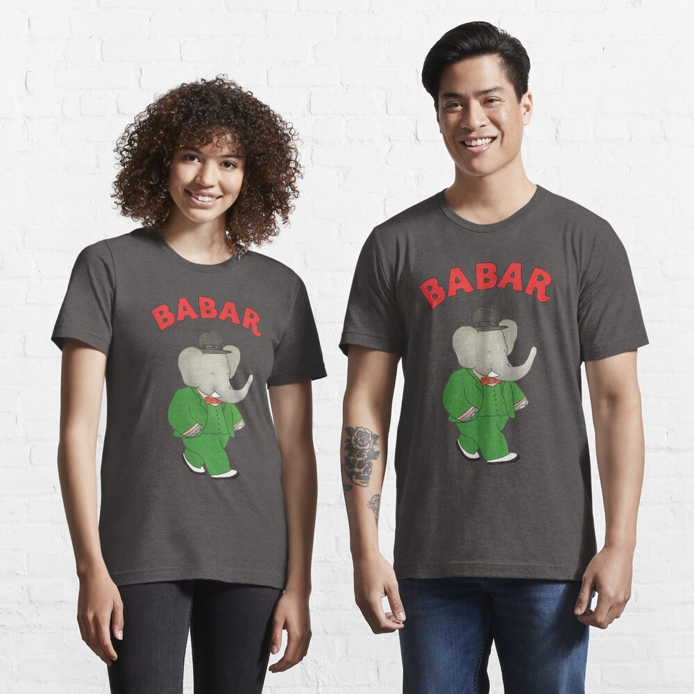 "Babar the elephant" T-shirt for Sale by oldschool-kids | Redbubble ...
