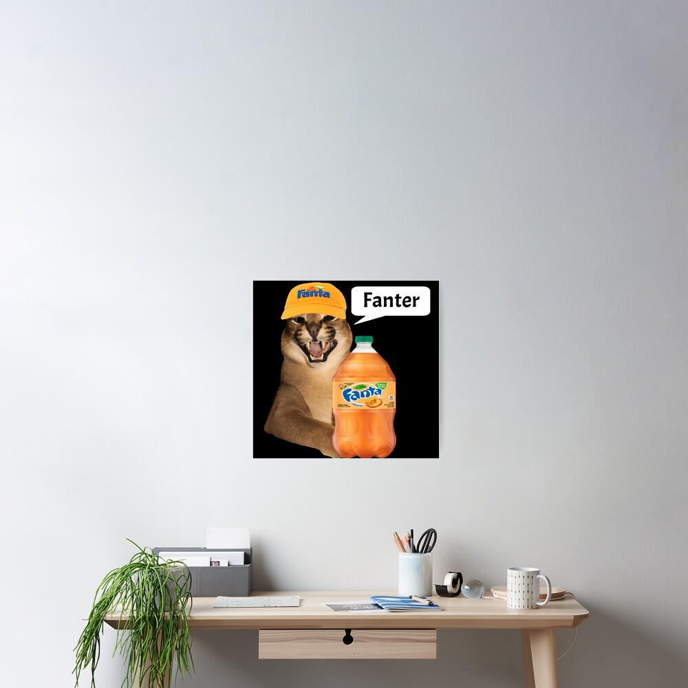 Póster «Caracal Big Floppa Cat Meme Fanter» de fomodesigns | Redbubble