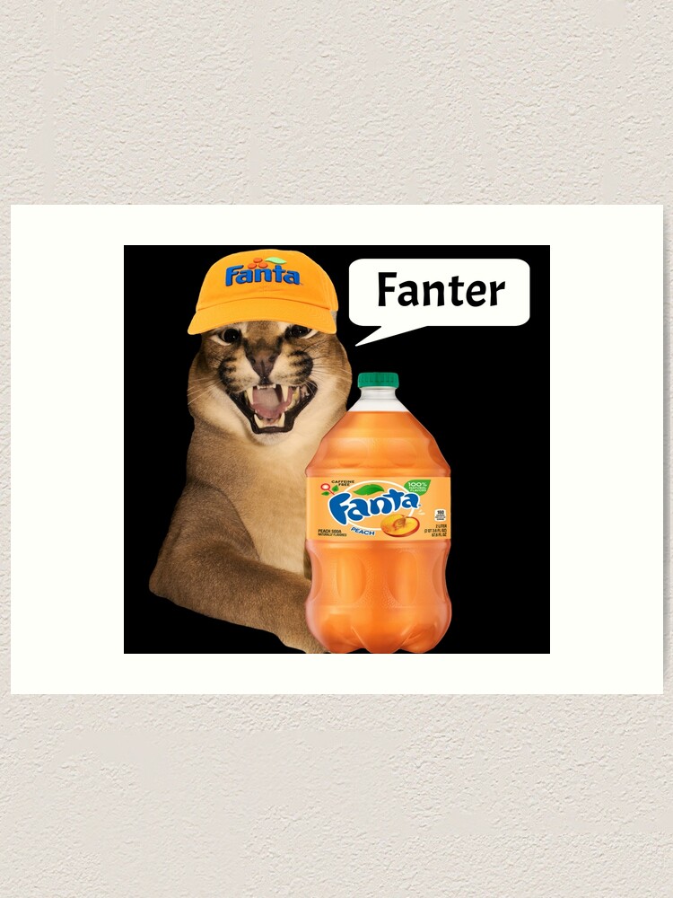 Lámina artística «Caracal Big Floppa Cat Meme Fanter» de fomodesigns ...