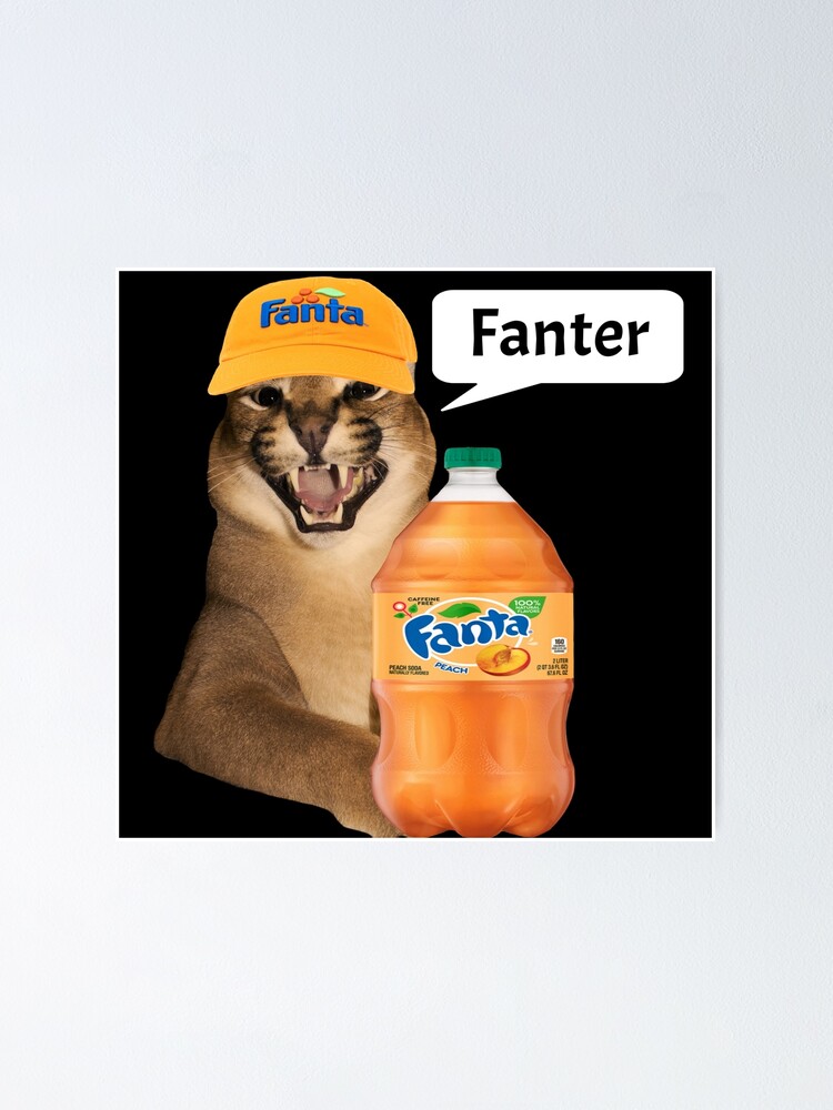 Poster « Caracal Big Floppa Cat Meme Fanter », par fomodesigns | Redbubble