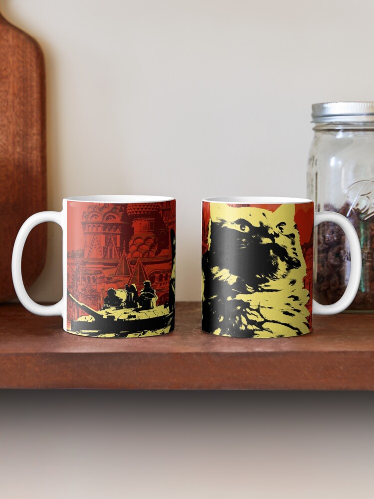 "CCCP POSTER: COMMUNIST CAT COMRADE POOF" Coffee Mug for Sale by ...