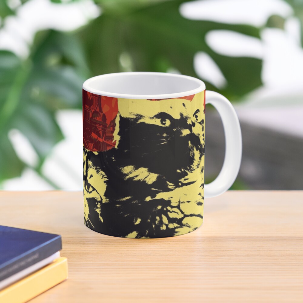 "CCCP POSTER: COMMUNIST CAT COMRADE POOF" Coffee Mug for Sale by ...