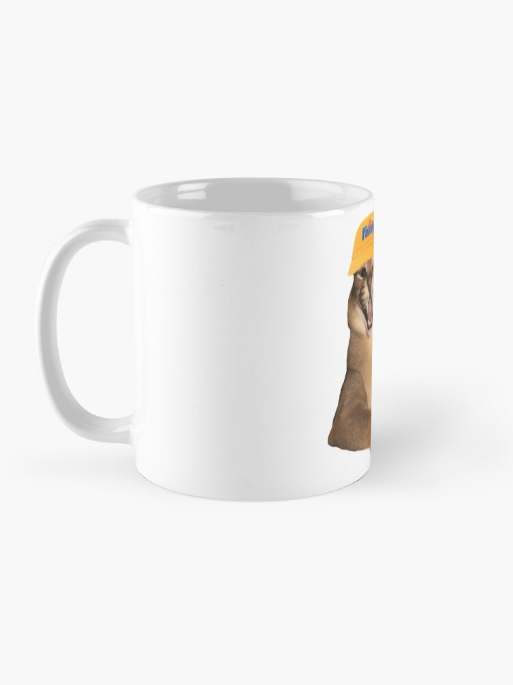 "Demotivational Big Floppa Cat Meme Fanter " Coffee Mug by fomodesigns ...