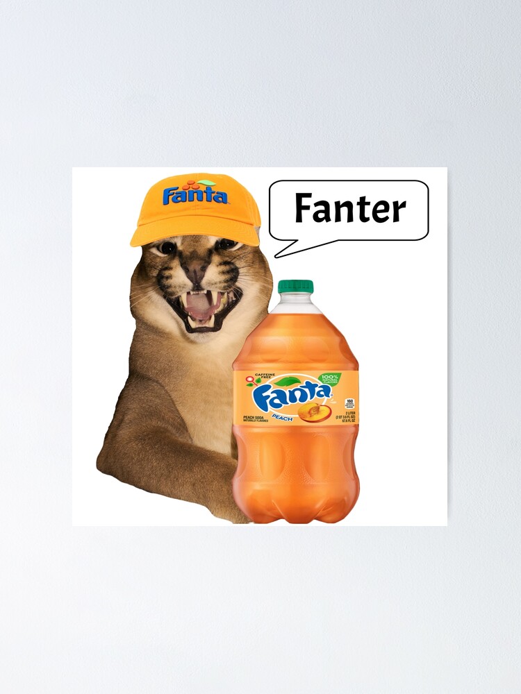 Poster « Démotivation Big Floppa Cat Meme Fanter », par fomodesigns ...