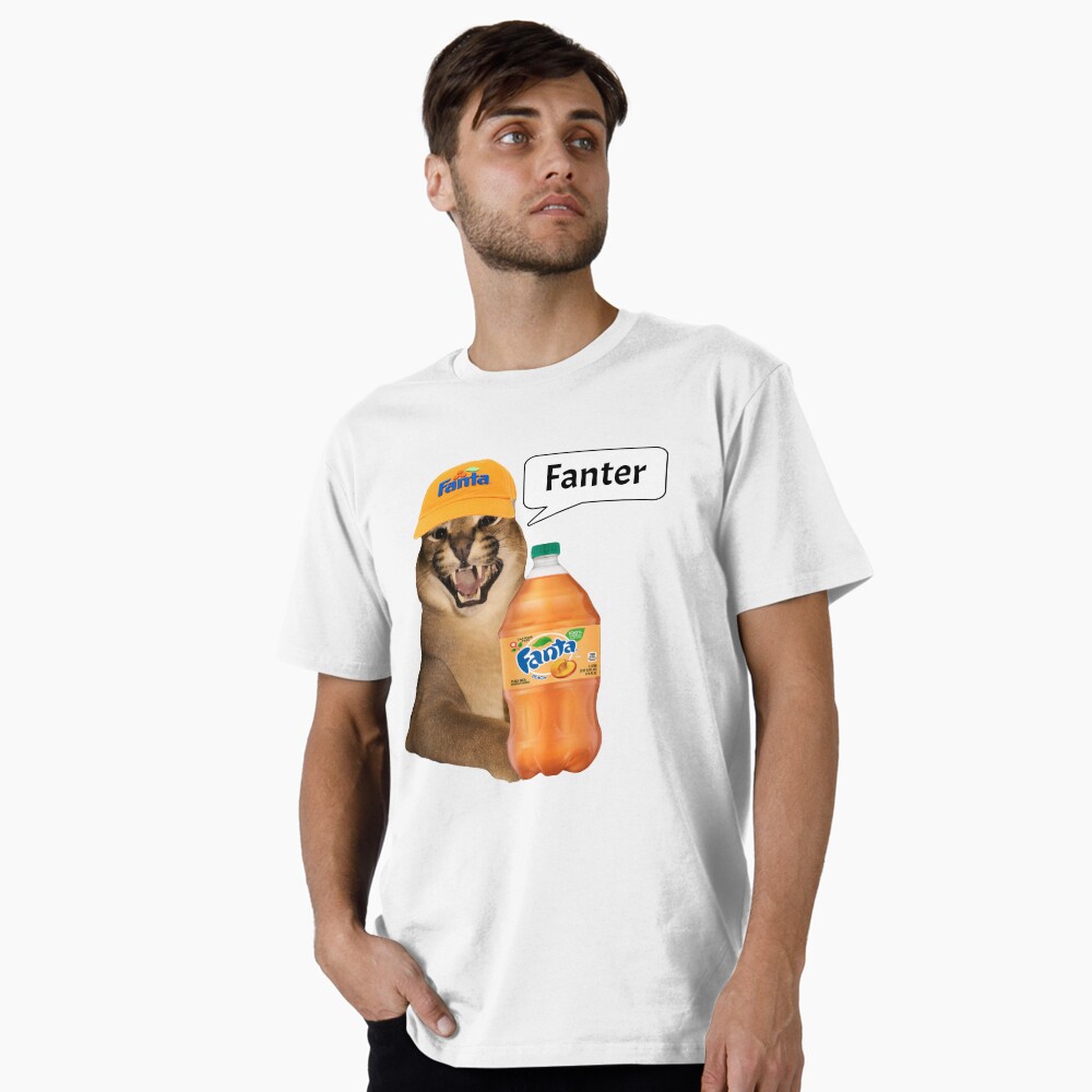 "Demotivational Big Floppa Cat Meme Fanter " Sticker for Sale by ...