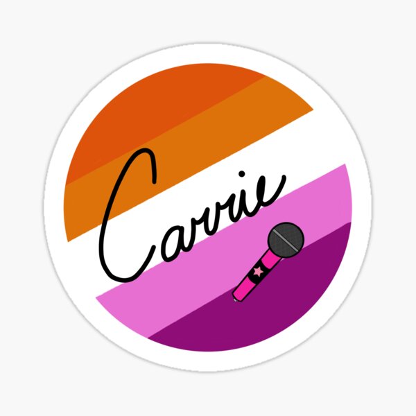 "Carrie Pride Sticker" Sticker by sunset-syd | Redbubble