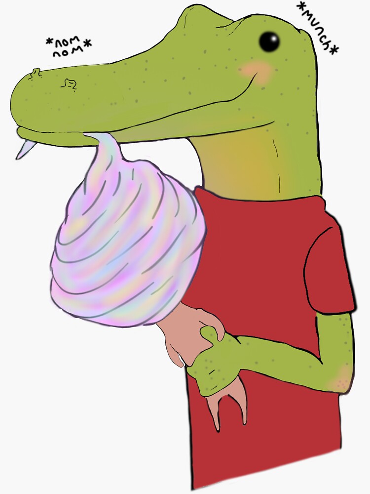 "Ali Gator" Sticker by its-taylorjo | Redbubble