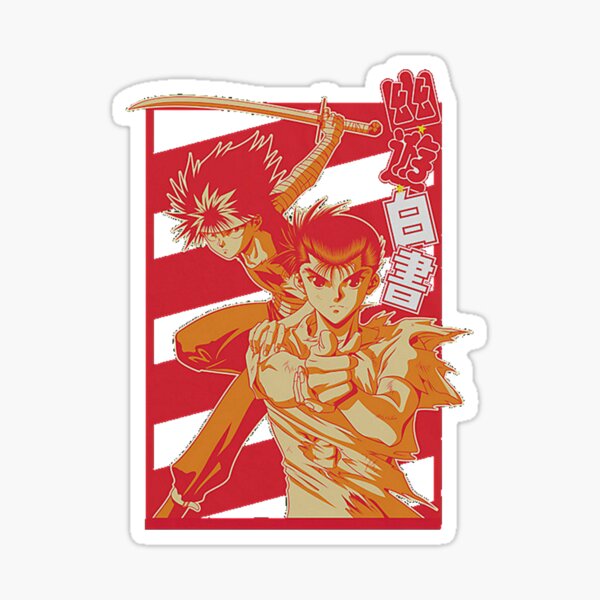 "Yu Yu Hakusho Battle" Sticker for Sale by zadonusi | Redbubble