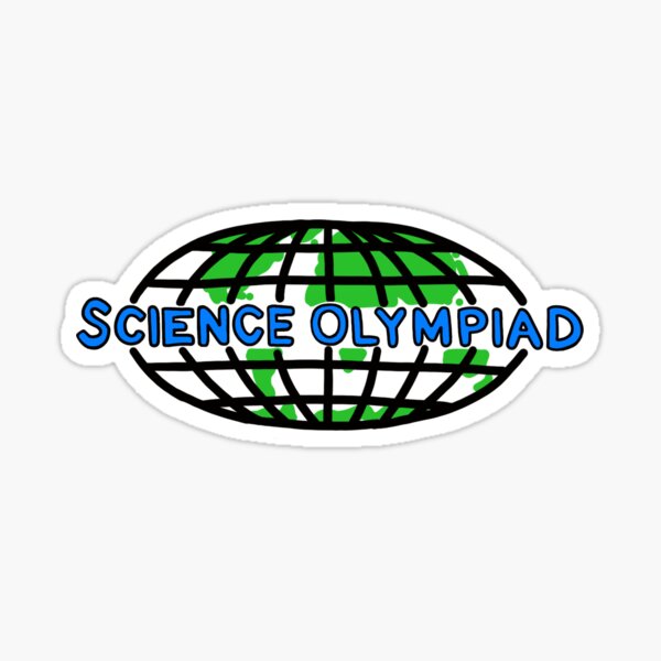 "Science Olympiad" Sticker for Sale by amorakyla | Redbubble