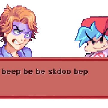 "friday night funkin week 6 dialogue " Sticker for Sale by zoaffe ...