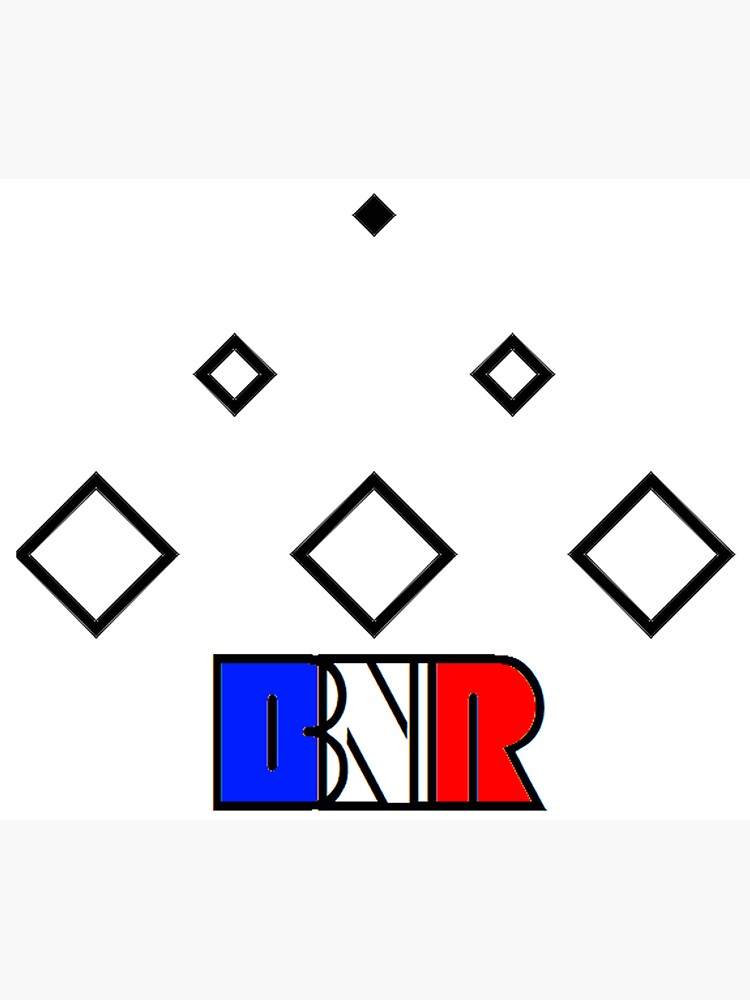 "BNR로고" Sticker for Sale by BNRSTORE | Redbubble