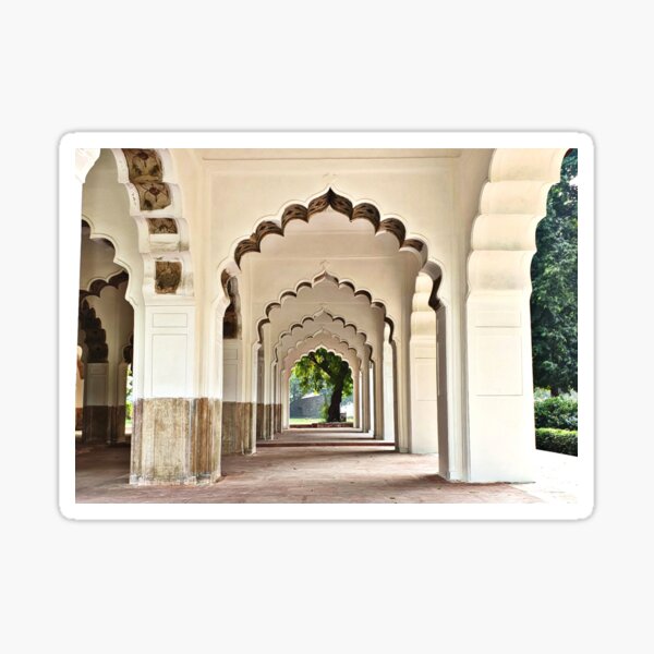 "India Red Fort" Sticker by lzzygrn | Redbubble