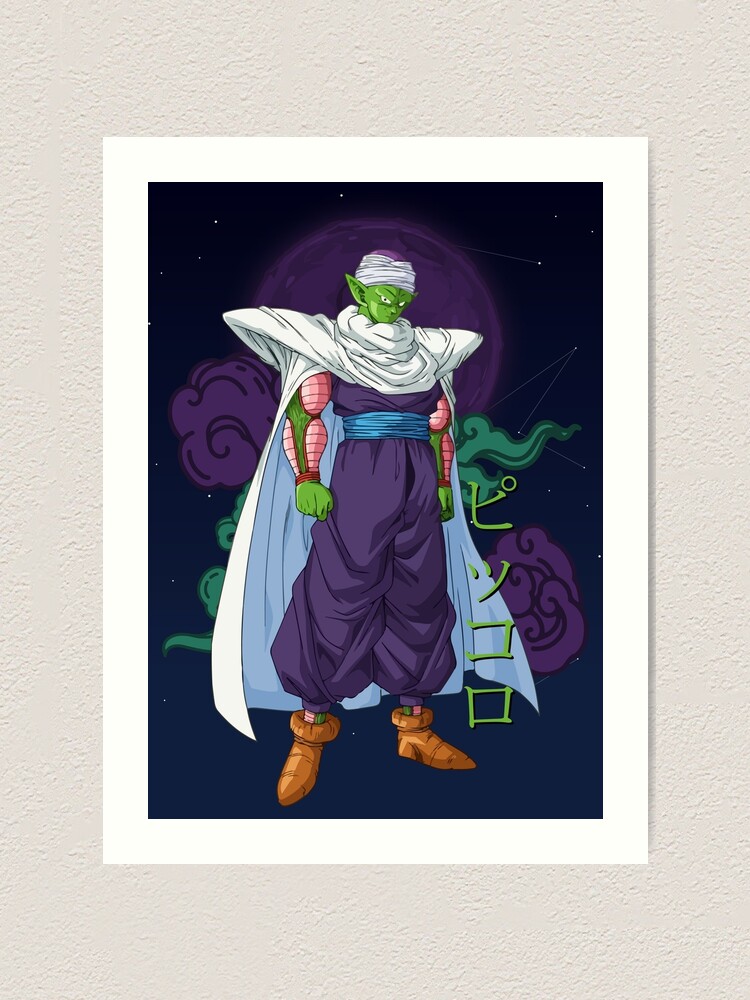 "Piccolo Evil Smile - Dragon Ball" Art Print by reelanimedragon | Redbubble