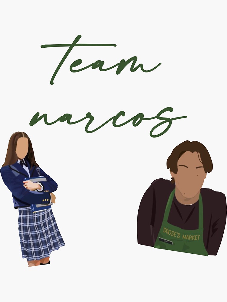 "team narcos" Sticker by cafegilmore | Redbubble