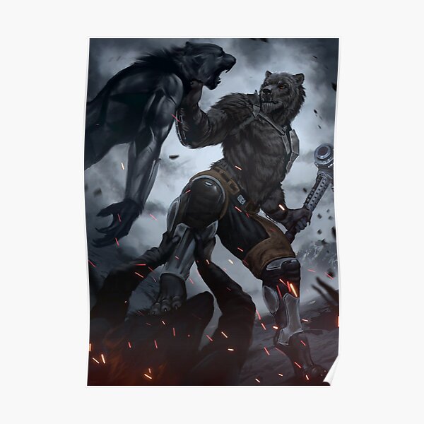 "Ferocity" Poster by goodwolf | Redbubble