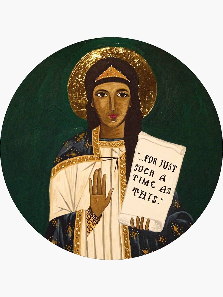 "Queen Esther Icon" Sticker for Sale by lumenicons | Redbubble