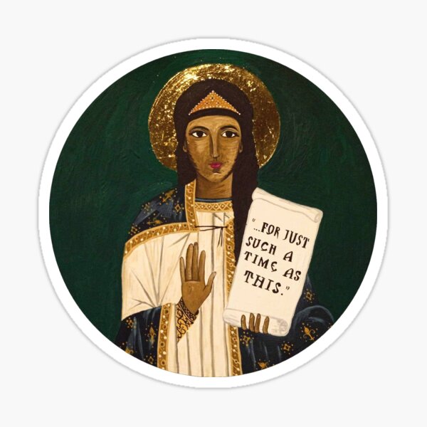 "Queen Esther Icon" Sticker for Sale by lumenicons | Redbubble