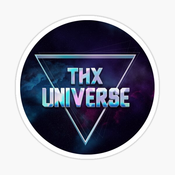 "THX Universe" Sticker by insquare | Redbubble