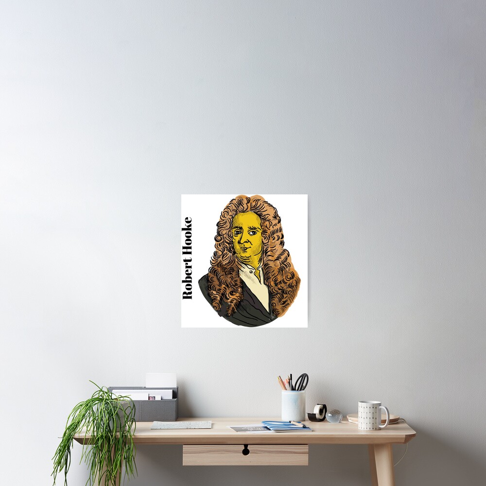 Póster «Póster de Robert Hooke | Pintura de Robert Hooke» de ...