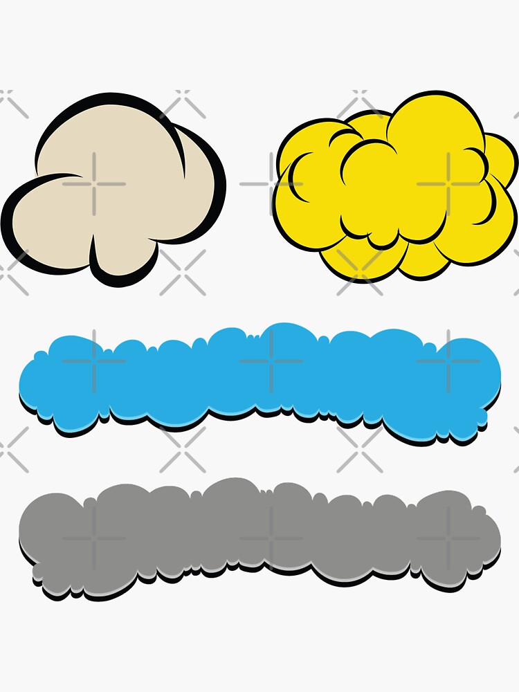 Pegatina for Sale con la obra «Nube - Escribir en la pegatina» de ...