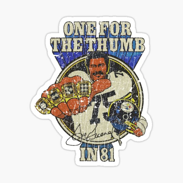 "One For The Thumb In '81" Sticker for Sale by AstroZombie6669 | Redbubble