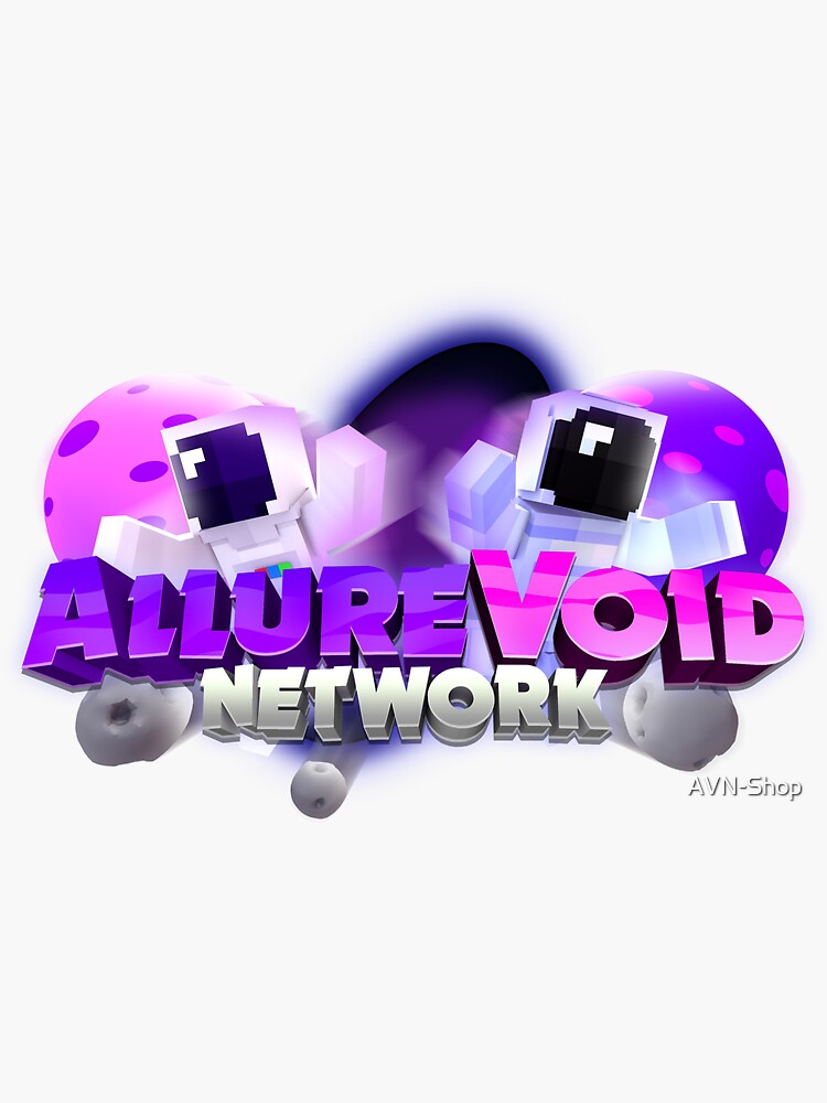 "Allure Void Network Logo" Sticker for Sale by AVN-Shop | Redbubble