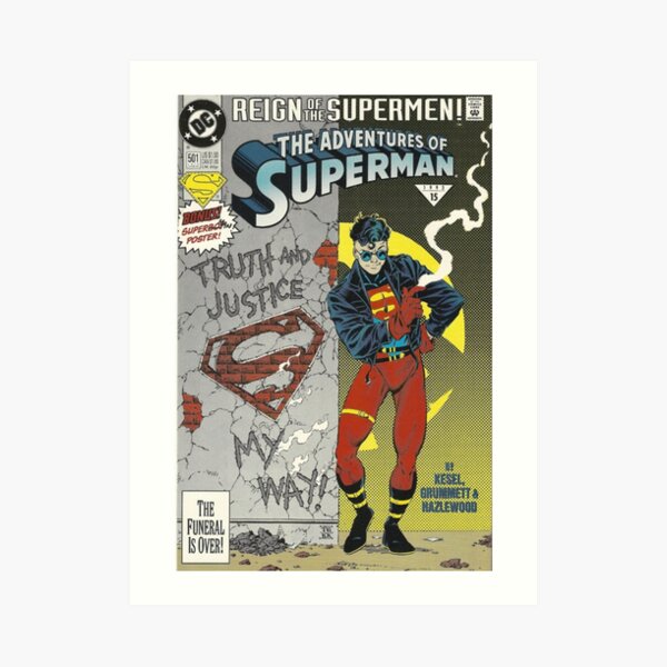 "SUPERBOY" Art Print for Sale by roxane42 | Redbubble