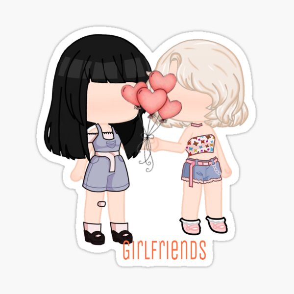 "Girlfriends" Sticker for Sale by Freedesigns1 | Redbubble