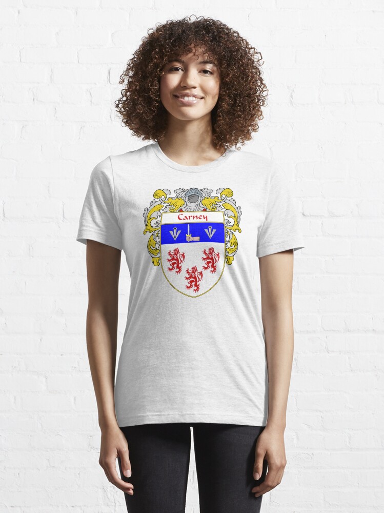 "Carney Coat of Arms/Family Crest" T-shirt for Sale by IrishArms ...