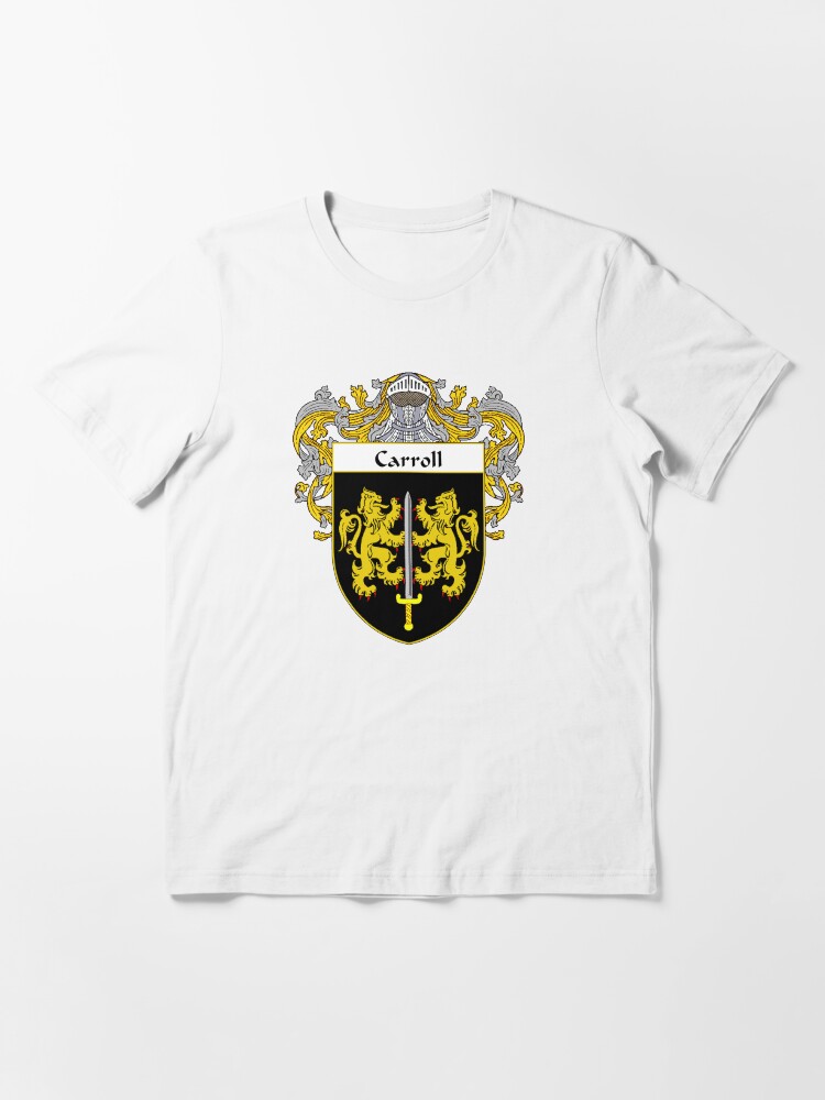"Carroll Coat of Arms/Family Crest" T-shirt for Sale by IrishArms ...