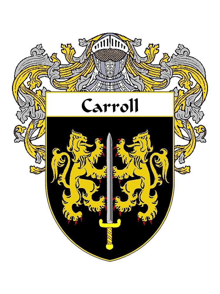 "Carroll Coat of Arms/Family Crest" Canvas Print by IrishArms | Redbubble