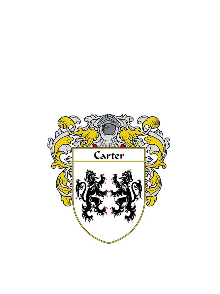 "Carter Coat of Arms/Family Crest" iPhone Case for Sale by IrishArms ...