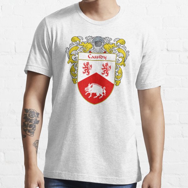 "Cassidy Coat of Arms/Family Crest" T-shirt for Sale by IrishArms ...