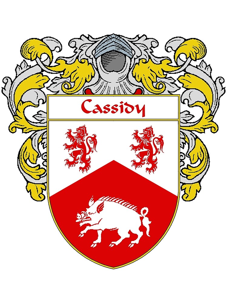 "Cassidy Coat of Arms/Family Crest" Art Print for Sale by IrishArms ...