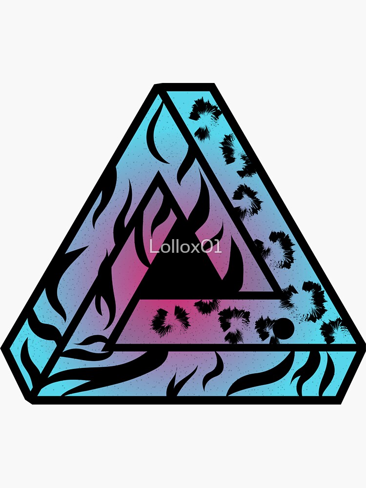 "Infinite triangle" Sticker by Lollox01 | Redbubble