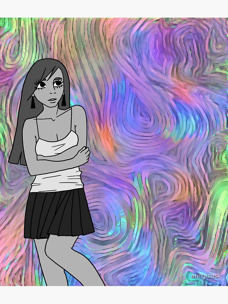 "Psychedelic Ordinary" Sticker for Sale by annymask | Redbubble