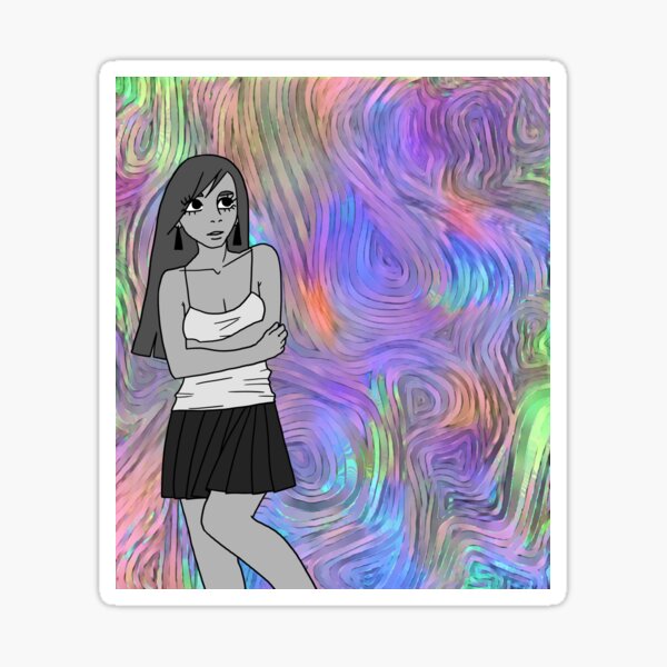 "Psychedelic Ordinary" Sticker for Sale by annymask | Redbubble