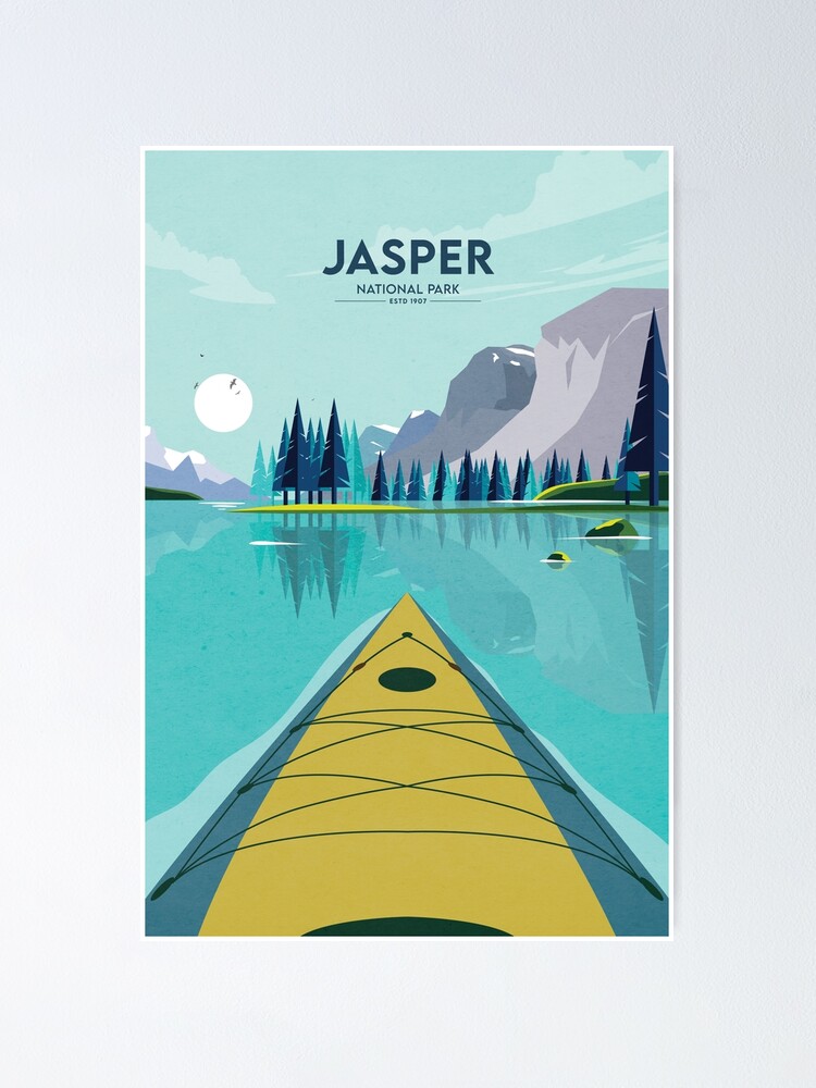 "Jasper National Park" Poster for Sale by SurfolioPrints | Redbubble