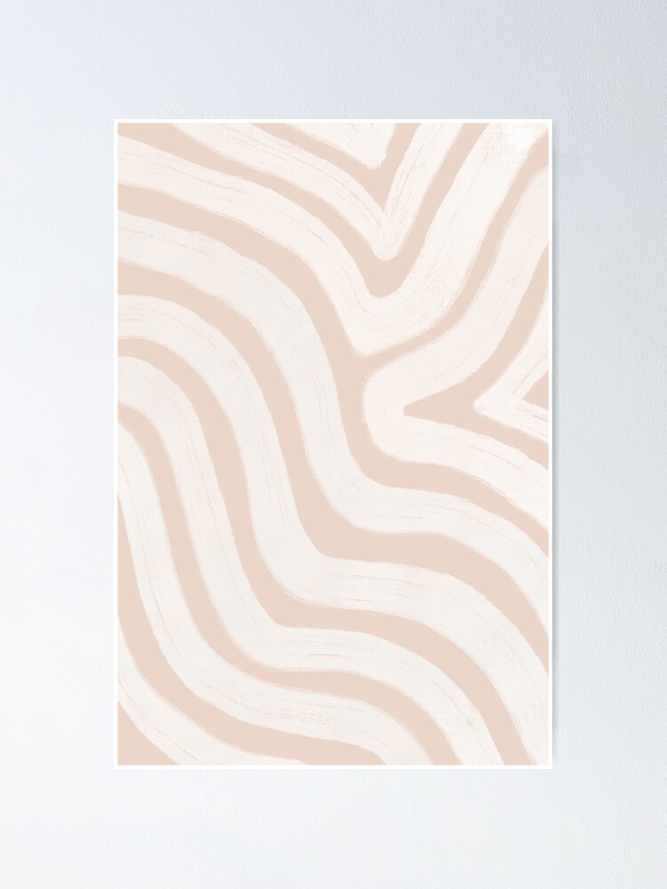 "Pastel pink line art" Poster for Sale by Miss-Belle | Redbubble