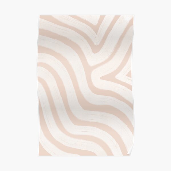 "Pastel pink line art" Poster for Sale by Miss-Belle | Redbubble