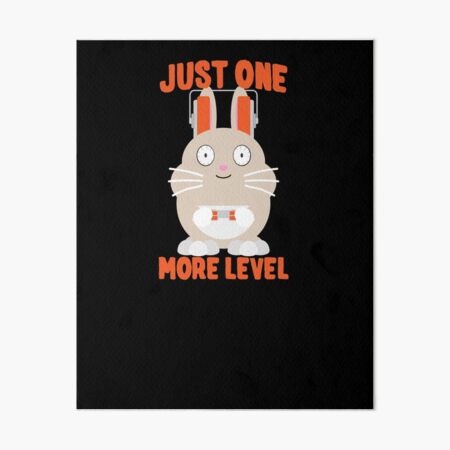 "Gamer rabbit gaming gaming video games level bunny" Art Board Print by ...