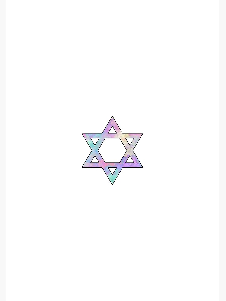 "Colorful Jewish Star" Spiral Notebook for Sale by shirab193 | Redbubble
