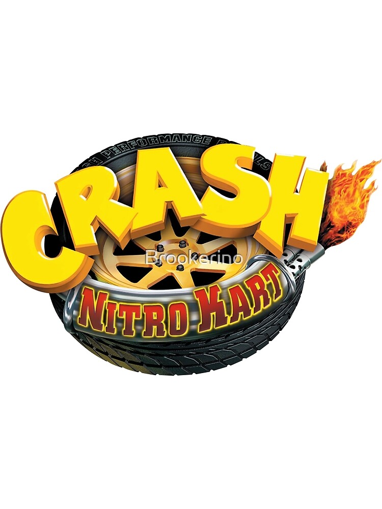 "Crash Nitro Kart logo" Art Print for Sale by Brookerino | Redbubble
