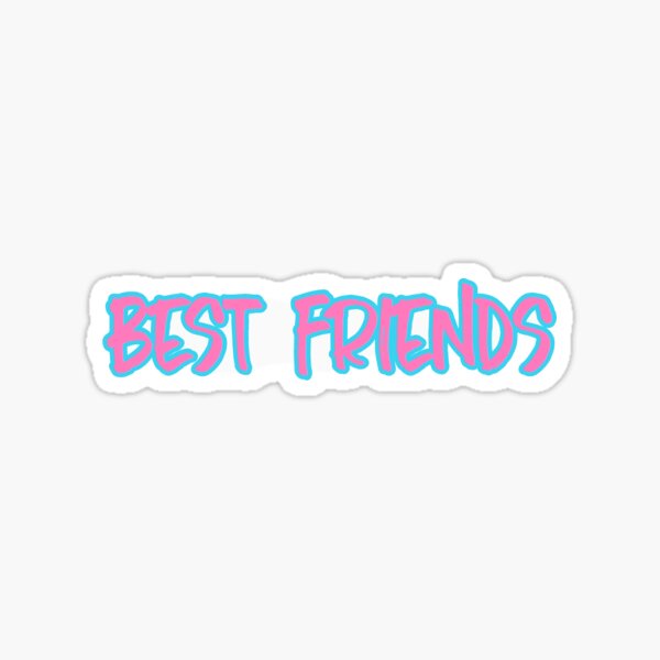 "Best friends part 2" Sticker for Sale by sk8r | Redbubble