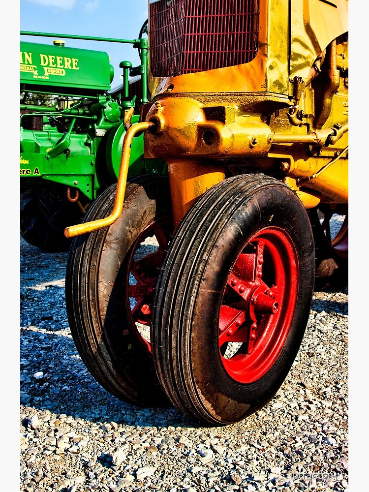 "Antique Case Tractor" Poster for Sale by intfactory | Redbubble