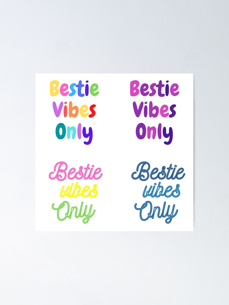 "Good Vibes Only Sticker Pack" Poster for Sale by DailyVibe | Redbubble