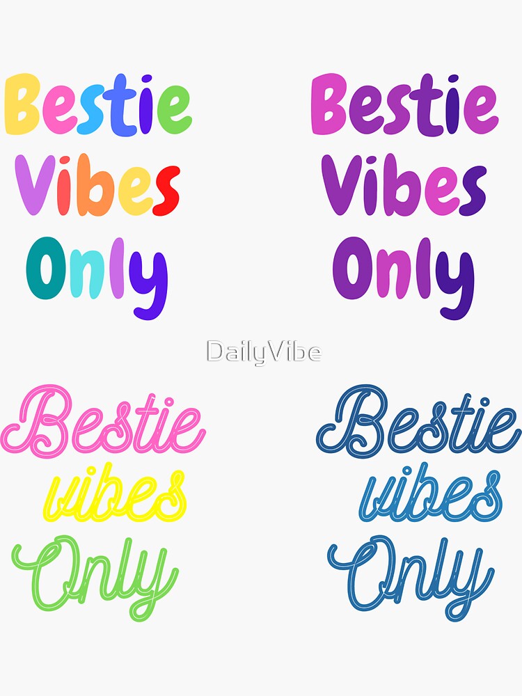 "Good Vibes Only Sticker Pack" Sticker by DailyVibe | Redbubble