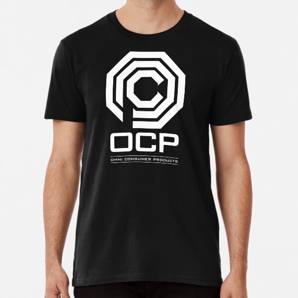 "Robocop - OCP Omni Consumer Products White" Premium T-Shirt for Sale ...