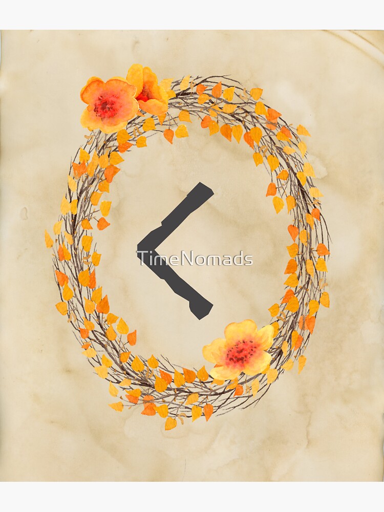"Kenaz Rune | Elder Futhark Norse Runes Alphabet" Sticker for Sale by ...